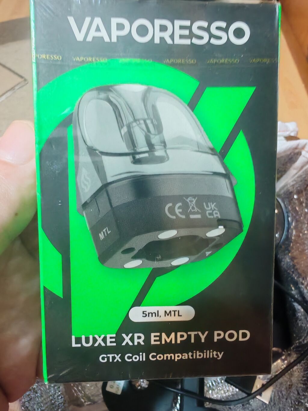 Vaporesso Luxe XR POD kertridž, 5ml, 1 MTL i 1 DTL. Malo korišćeno