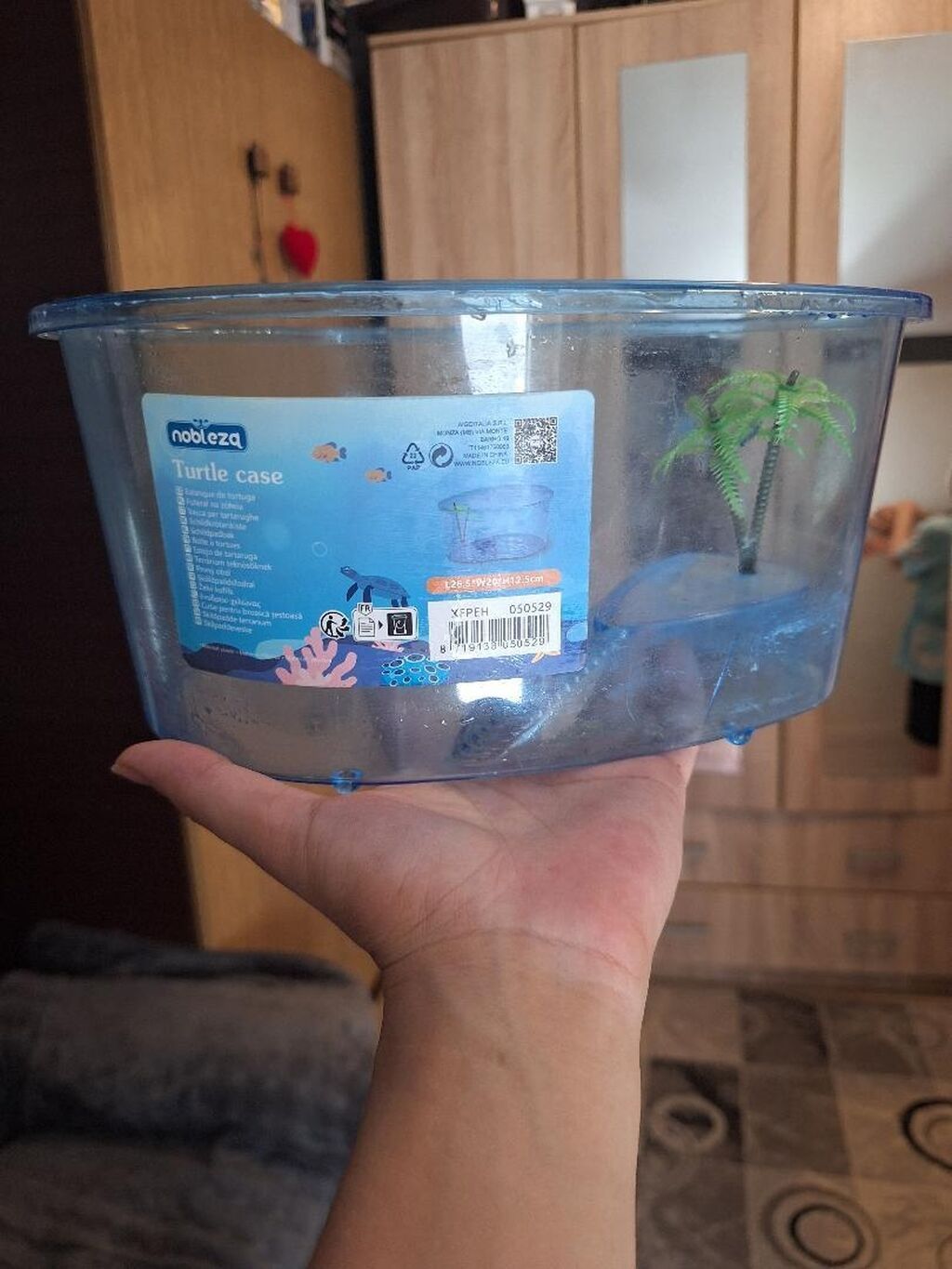 Plastična posuda za kornjače – Nobleza “Turtle Case” malo korisceno -