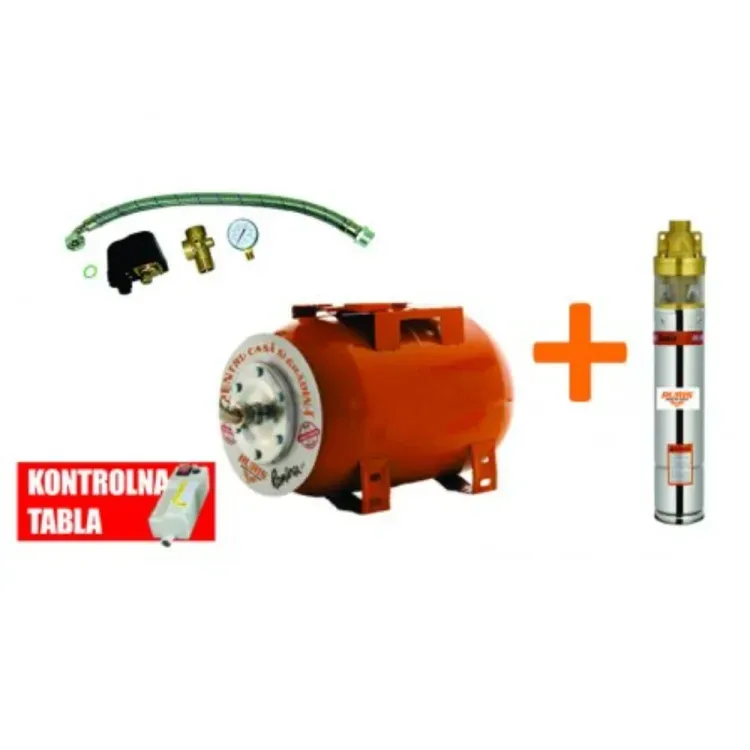RURIS Vodena pumpa + hidropak set Ruris Dunarea 750 W 50 l