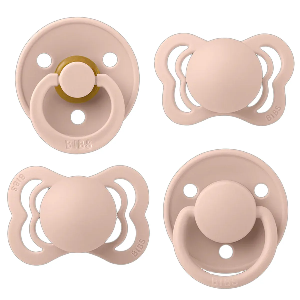 BIBS VARALICE TRY-IT, BLUSH, 0-6M