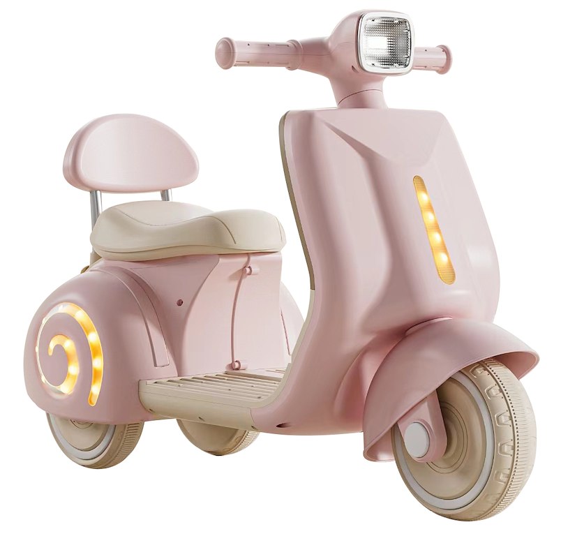 719091 Retro motor 6V Roze