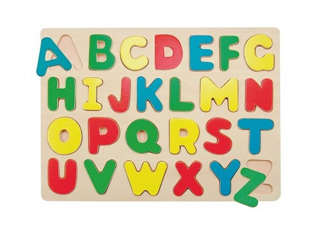 WOODY Slagalica - Puzzle ABECEDA 90068