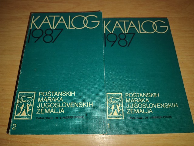 Katalog poštanskih maraka 1987 knjige 1-2