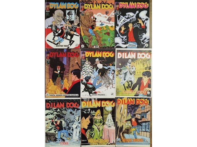 Dylan Dog- Lot 9 brojeva