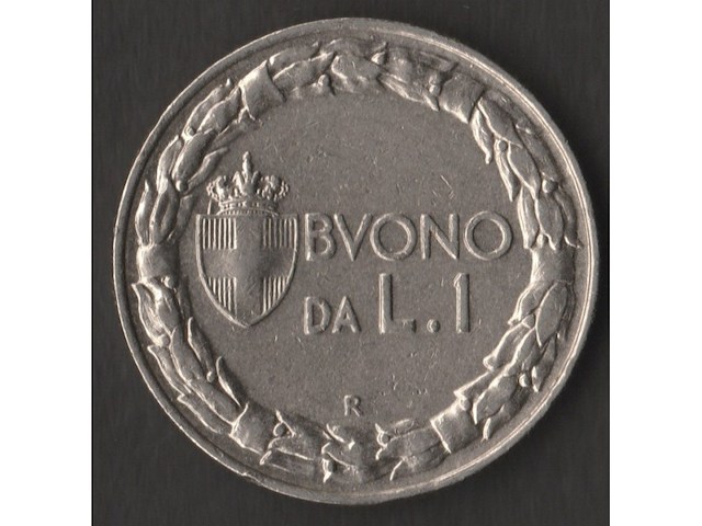1 Lira - 1924 - Italija, Italy