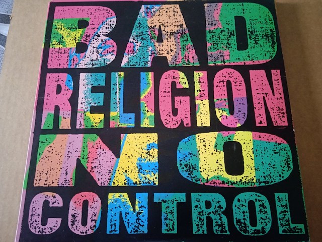 Bad Religion - No Control, Original, 1st USA Press 1989