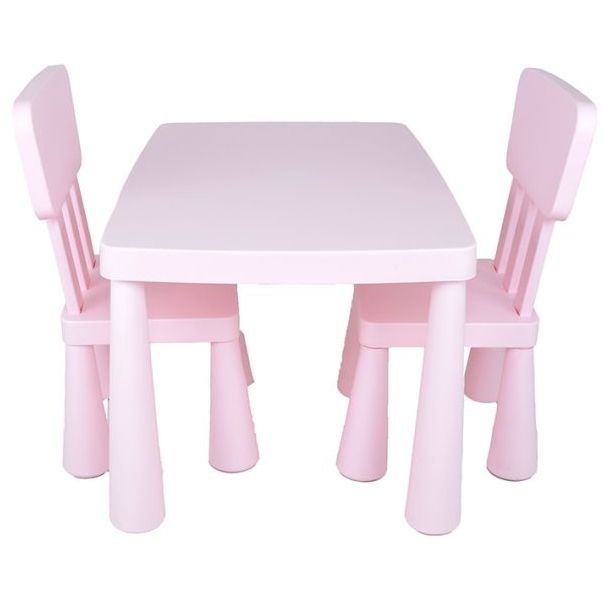 BBO SET DECIJI STO I STOLICE - ROZE
