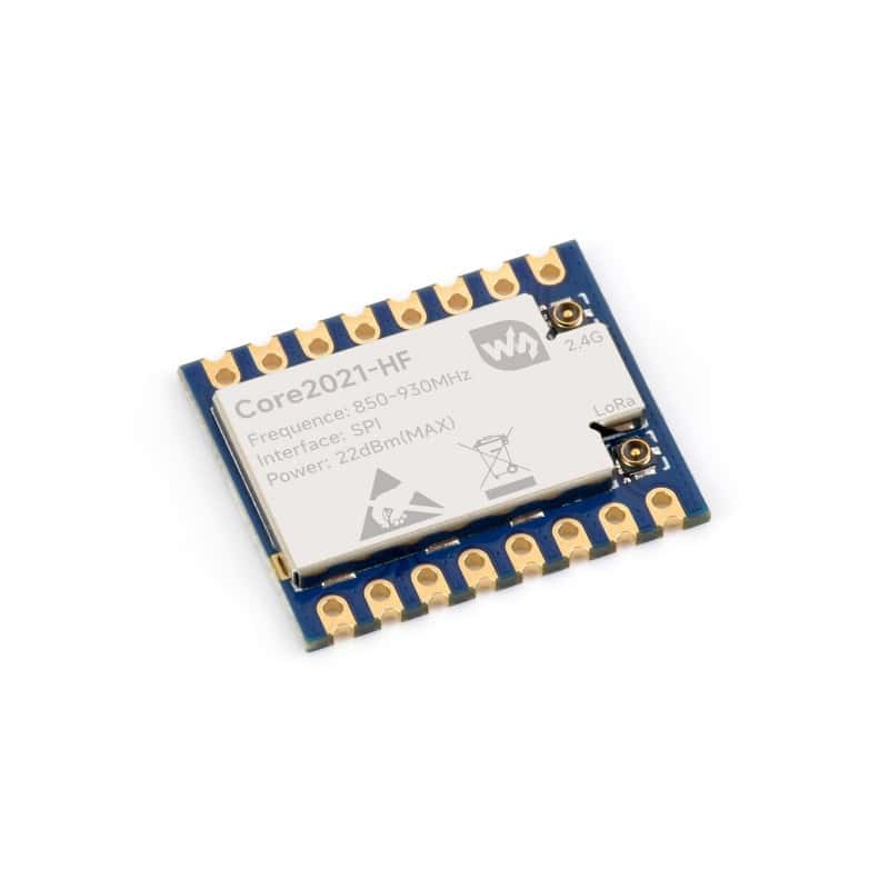 Core2021 HF Dual-Band LoRa Modul, LR2021 Transceiver, 2.4GHz i 1.5~2.5GHz, Low-power And Multi-protocol IoT LoRaWAN Module