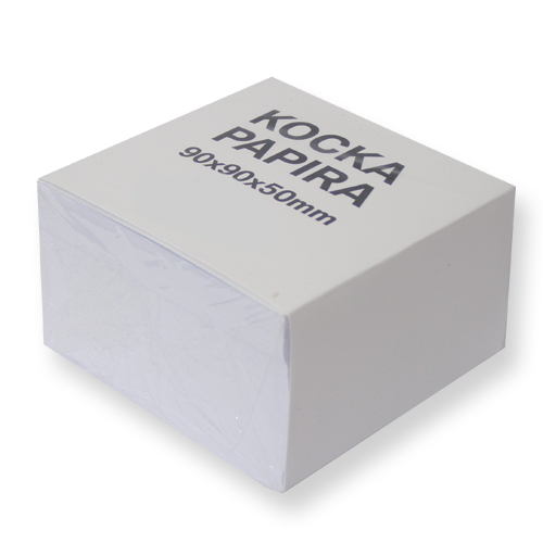 KOCKA PAPIRA BELA 9×9/600