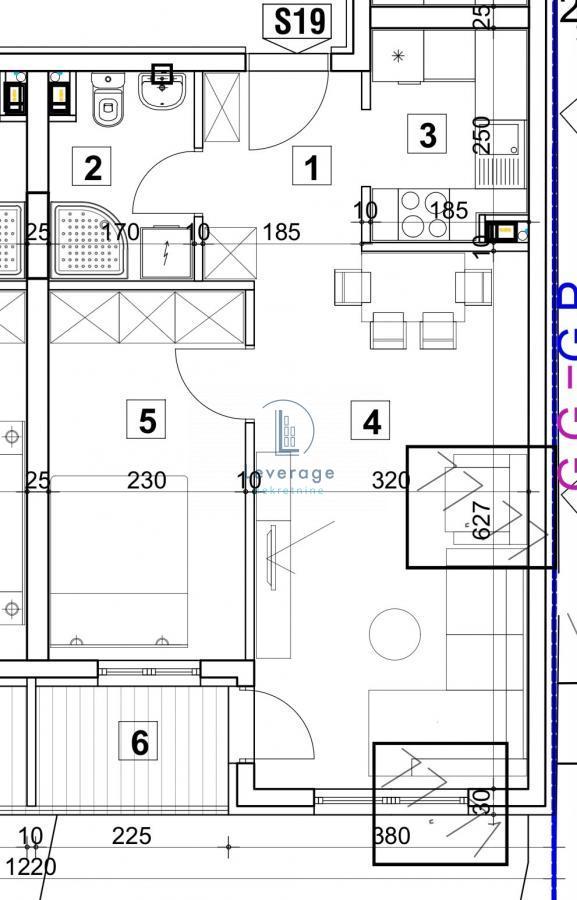 Jednoiposoban stan na prodaju, 46m2, 138.000€