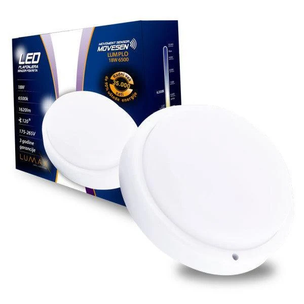 Led Plafonjera MOVESEN LUMPLO-18W 6500K 1620lm