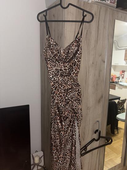 Dugačka tigrasta haljina