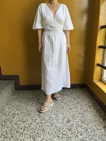 ZARA SAVRSENA MIDI HALJINA 100% PAMUK NOVOO