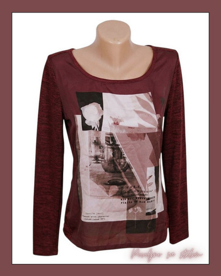 4.5. Bordo majica s printom M