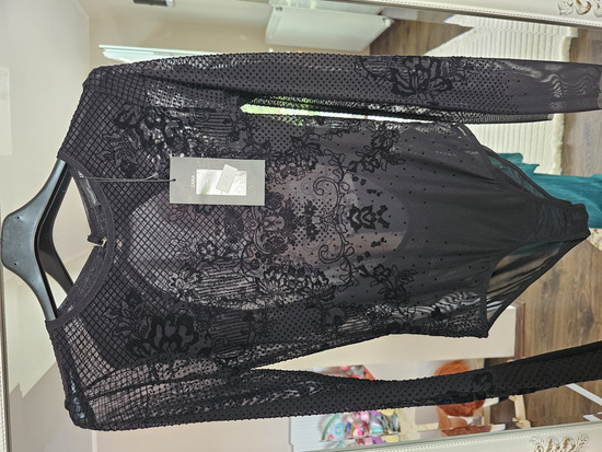 ZARA crni providan bodi
