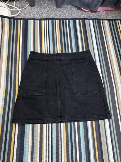 Warehouse teksas crna suknja L XL