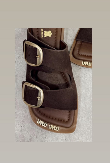 Miu Miu  Nove papuce od prave PRIRODNE KOZE