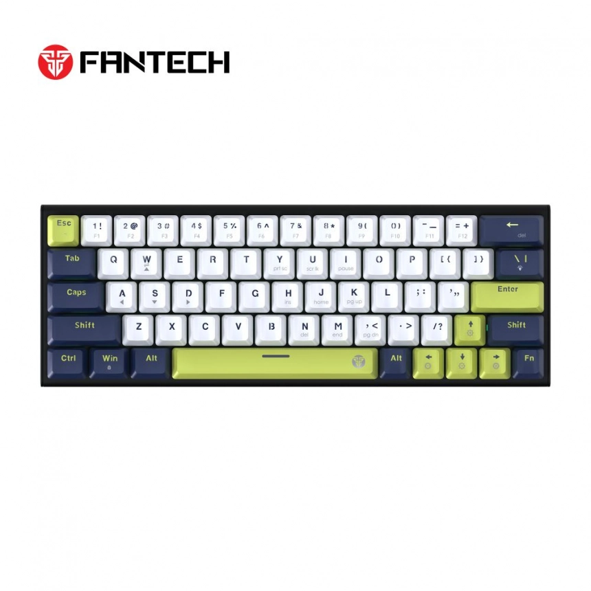 Tastatura Mehanicka Gaming Fantech MK874V2 RGB Atom 63 Mori bela (rosie switch)