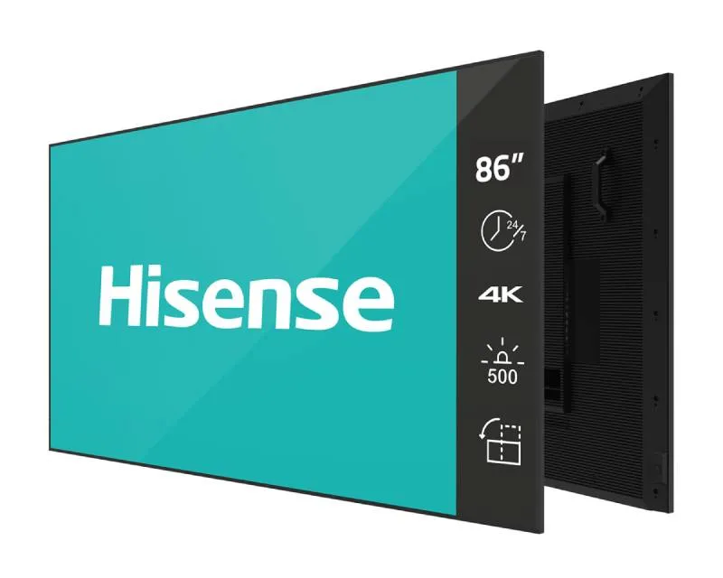 HISENSE 86 inča 86DM66D 4K UHD 500 nita Digital Signage Display - 24/7 Operation