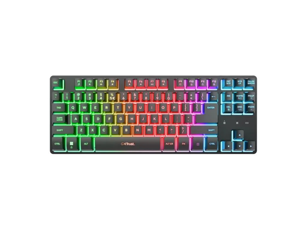 Tastatura TRUST GXT 831 Thado Wireless TKL set/US/crna