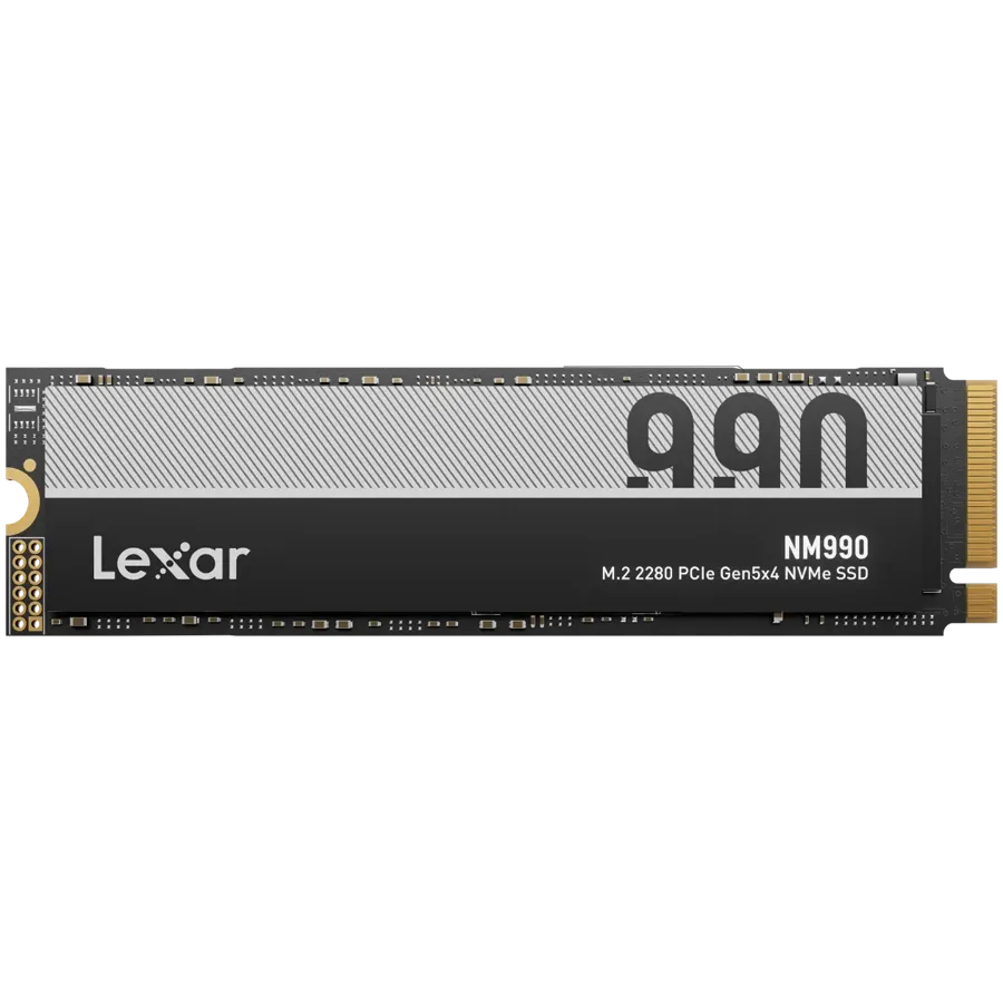 LEXAR NM990 2TB PCIe Gen5 x4 M.2 NVMe up to 14000 MB/s read and 10000 MB/s write