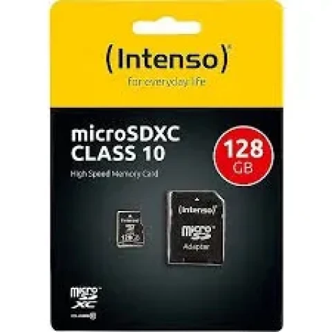 Micro SDXC Intenso 128GB Class10 3413491 + adapter