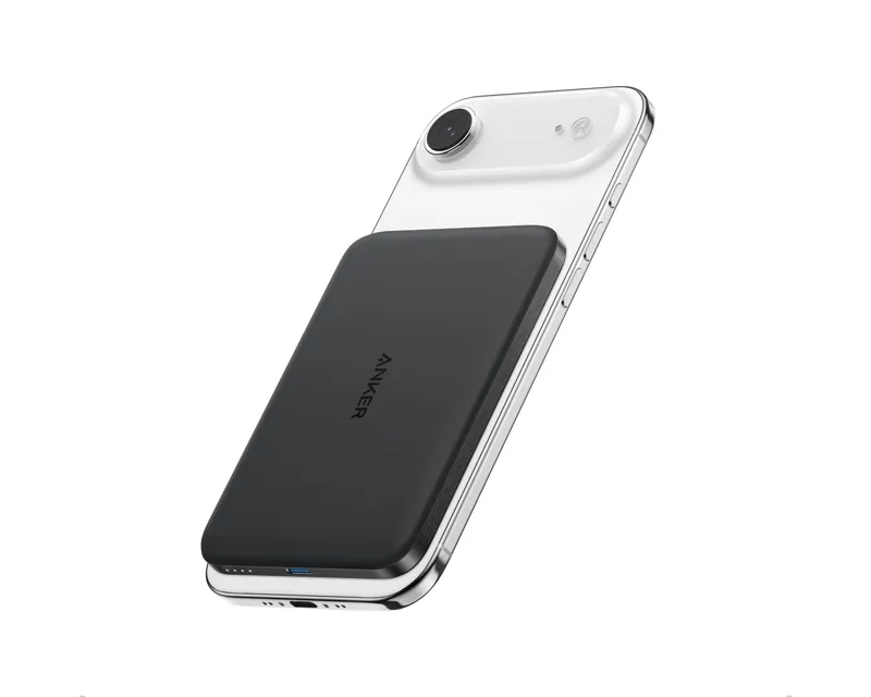 ANKER Nano 5000mAh, 20W, MagSafe Power Bank crni