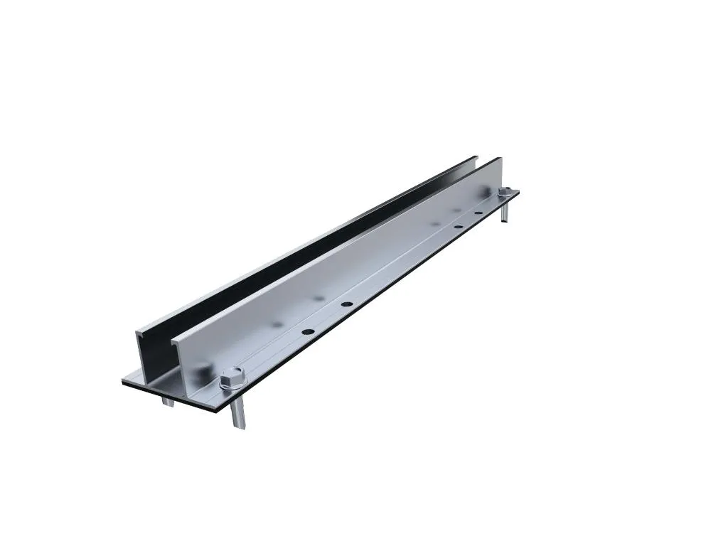 Konstrukcije za SE ANTAI za trapezni lim H45, mini rail, 400mm, set za 6 panela, frameless klampe