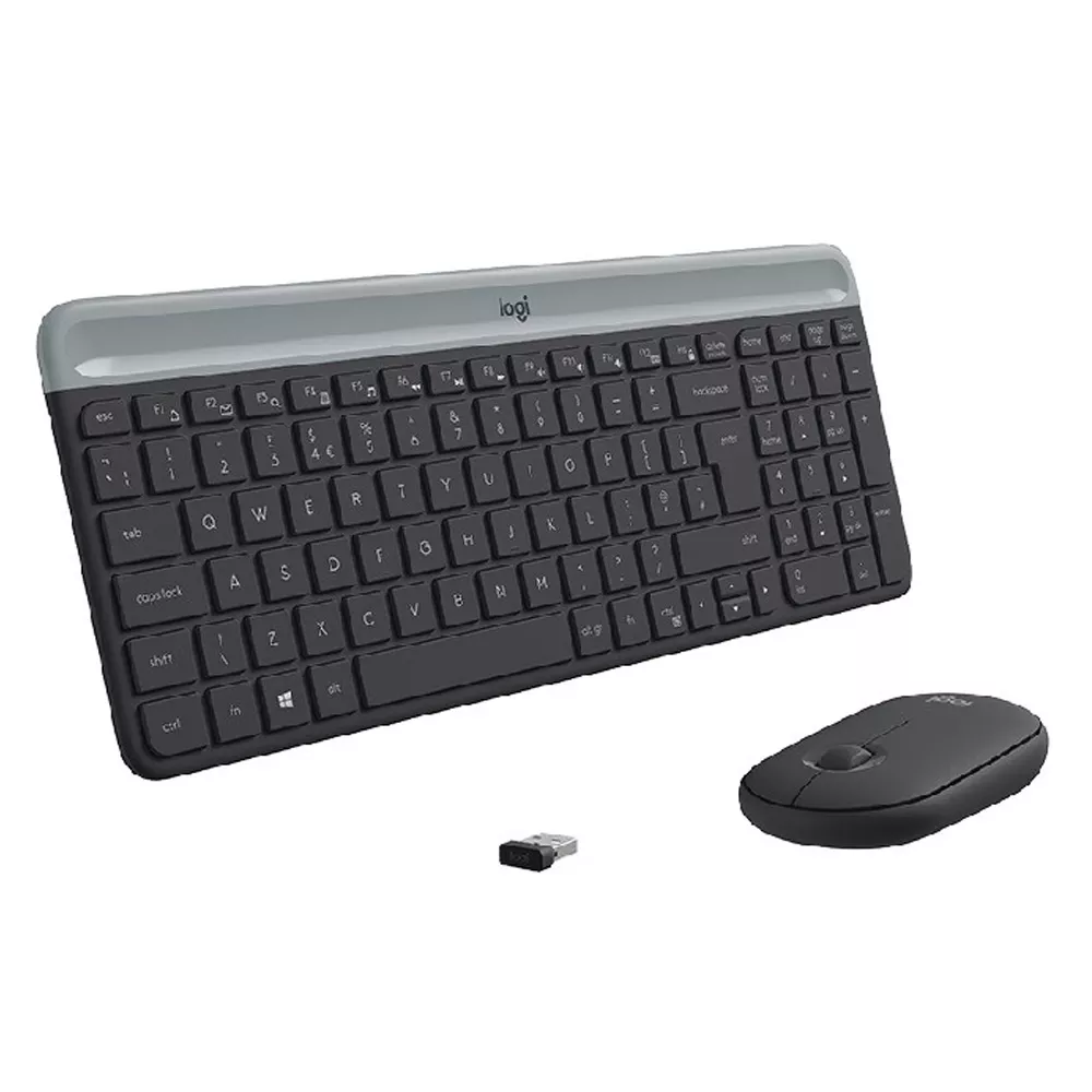 MK470 Slim Wireless Keyboard and Mouse Combo Graphite - US