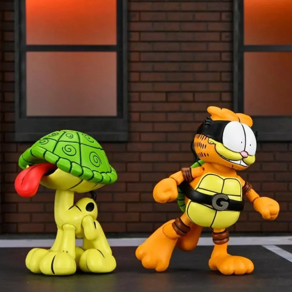 TMNT (Archie Comics) x Garfield - Ultimate Garfello & Odie 2 Pack (10 cm)