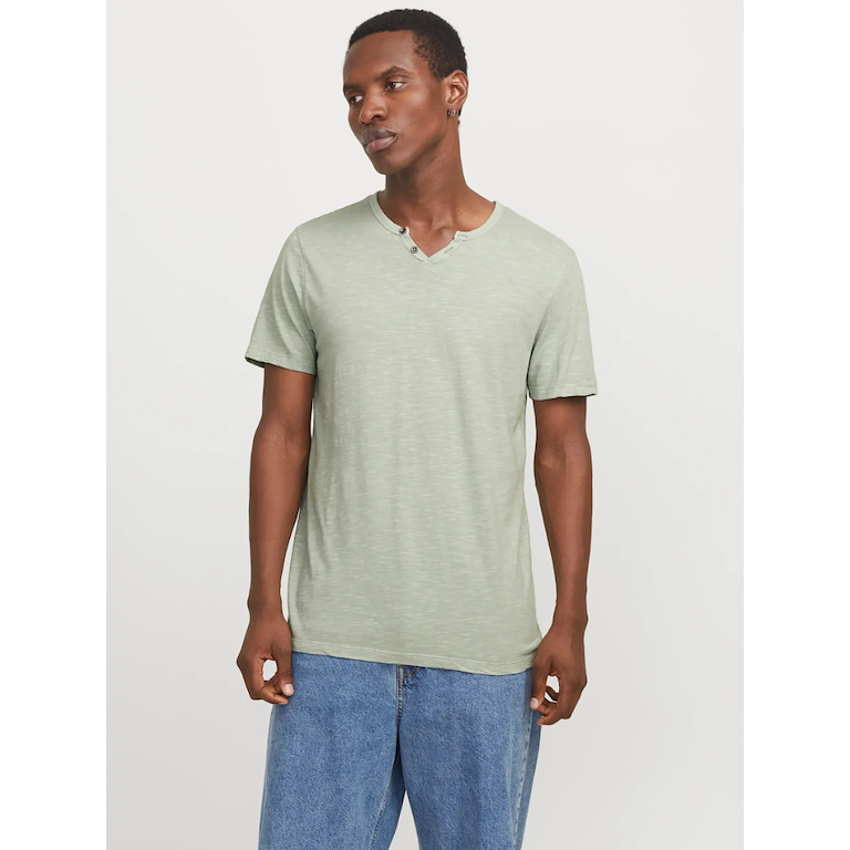 J&J Muška Majica JJESPLIT NECK TEE SS