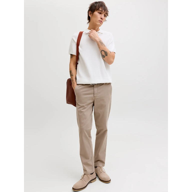 J&J Bež Muške Chino Pantalone JPSTOLLIE VANCE CHINO