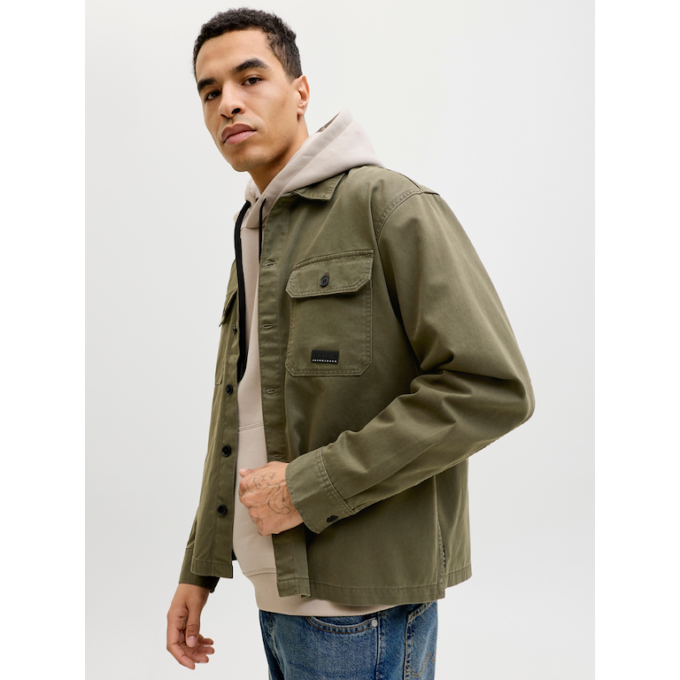 J&J Muška Košulja JCOBEN CLASSIC FUSION BADGE OVERSHIRT