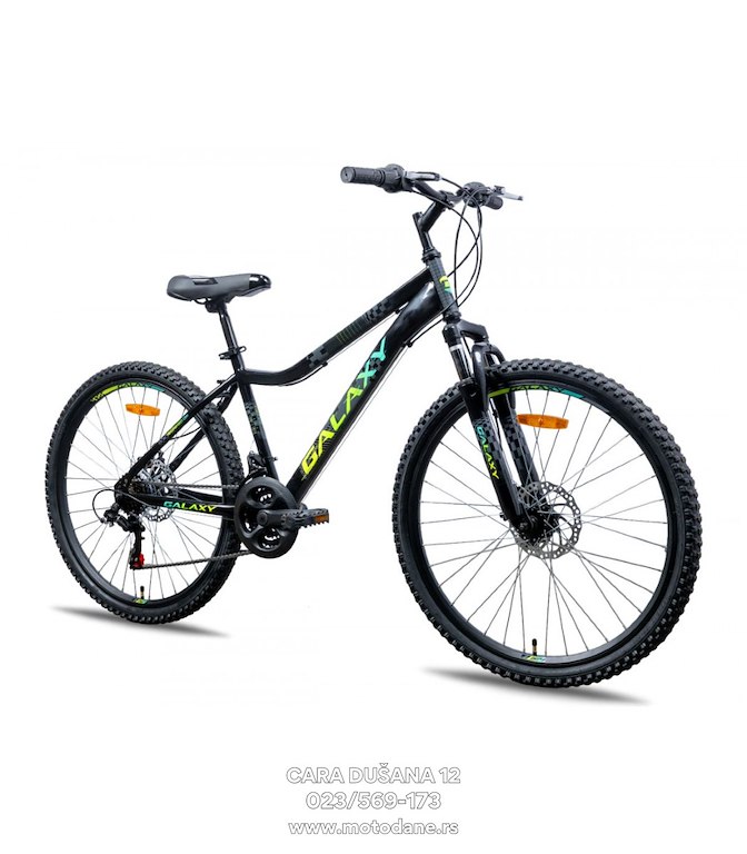 Bicikl GALAXY SCALA 600 26 18 crna siva zelena