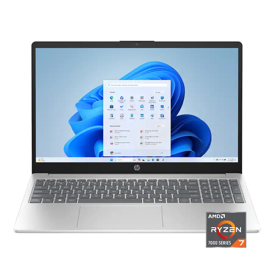 HP - 15.6" FULL HD TOUCHSCREEN LAPTOP - AMD RYZEN 7 7730U - 16GB MEMORY - 512GB SSD - NATURAL SILVER