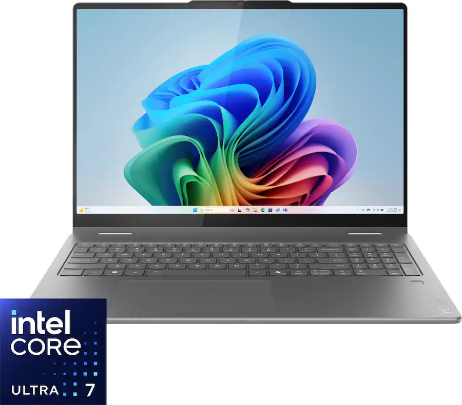 LENOVO - YOGA 7I 2-IN-1 16" 2K TOUCHSCREEN LAPTOP - CORE ULTRA 7 PROCESSOR 256V 2024 - 16GB MEMORY - 512GB SSD- COPILOT+ PC - LUNA GREY