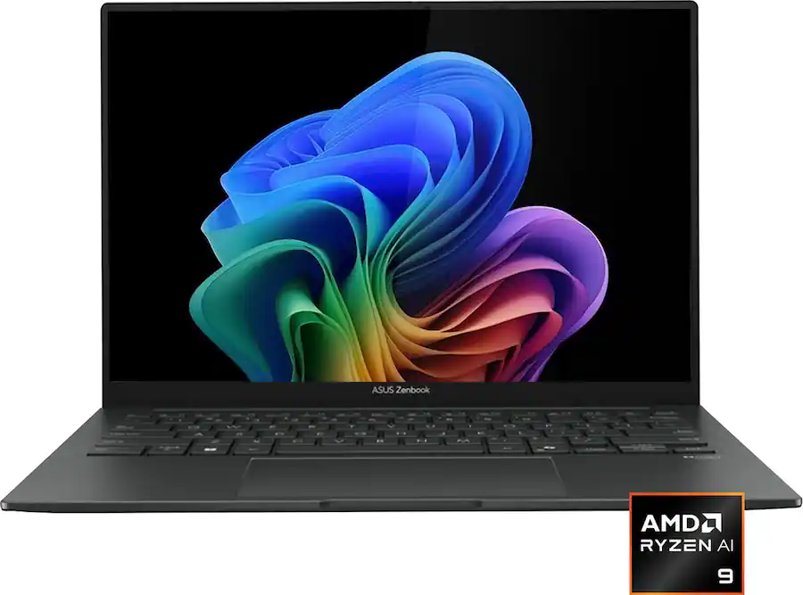 ASUS - ZENBOOK 14 14" 2K OLED TOUCHSCREEN LAPTOP - AMD RYZEN AI 9 465 2026 - 16GB MEMORY - 512GB STORAGE - COPILOT+ PC - JASPER GRAY