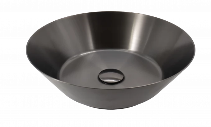 Metalni lavabo COPEN nadgradni 400x125mm gunmetal