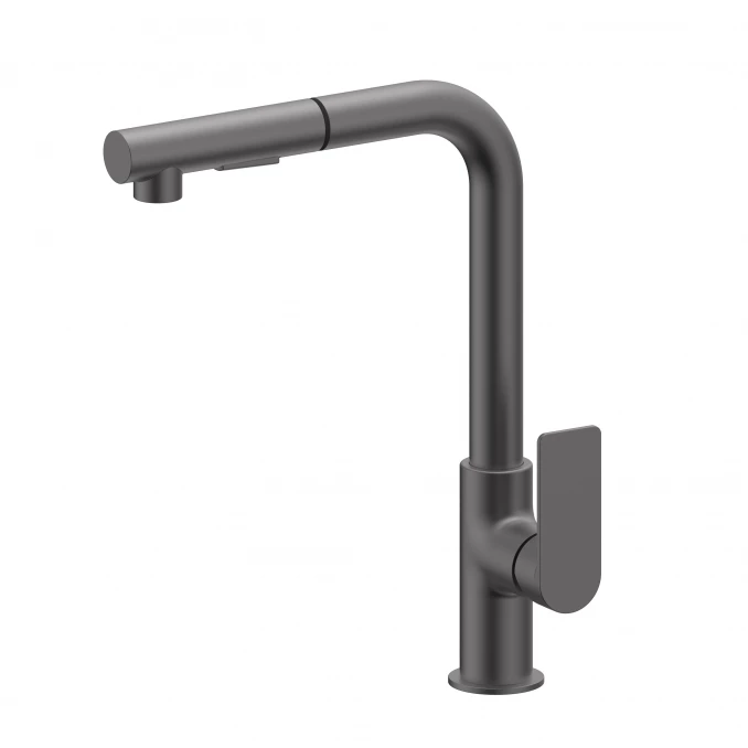 Baterija za sudoperu COPEN NOOK sa izvlačećim tušem 2F gunmetal
