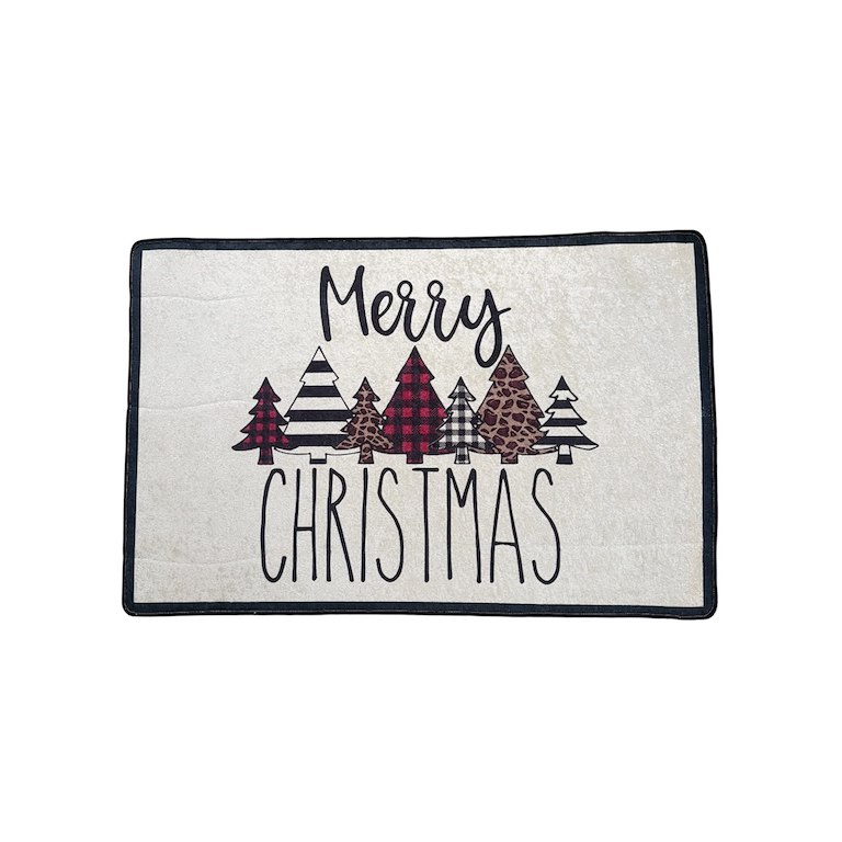 PROSTIRKA 60X80 CM MERRY CHRISTMAS