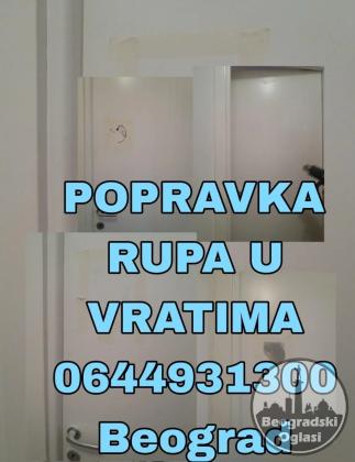 Popravka rupe u vratima 0644931300