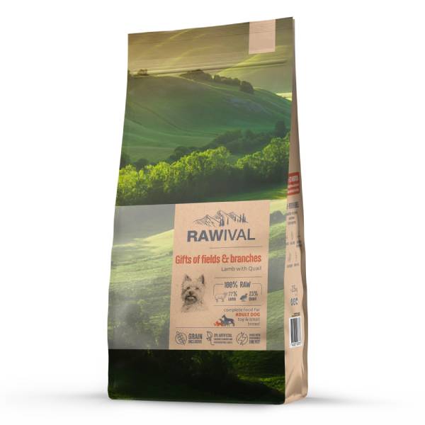 Rawival- Mini Adult, jagnje/prepelica, 7,5kg