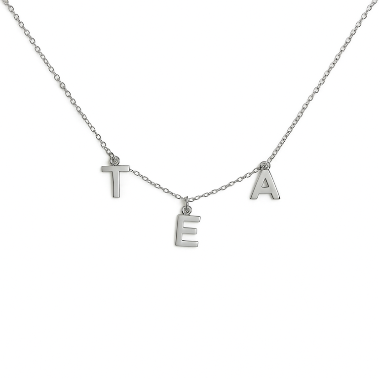 TEA SILVER NECKLACE