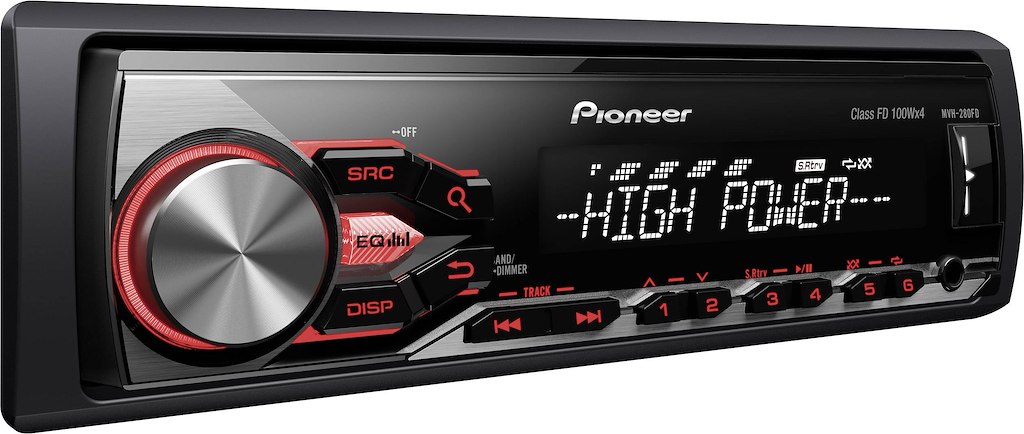 Pioneer Auto Radio MVH-280FD 4x100W