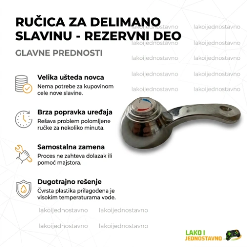 Ručica za delimano slavinu – Rezervni deo