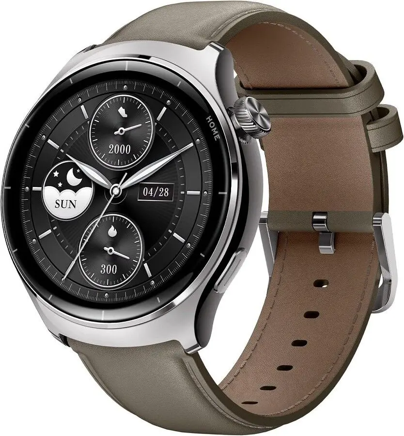 Mibro Pametni sat Lite 3 Pro, 1.32", AMOLED, GPS, 2 narukvice, Srebrno-zeleni
