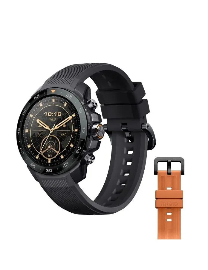 Mibro Pametni sat Gs Explorer S, 1.32", AMOLED, GPS, 2 narukvice, Crni