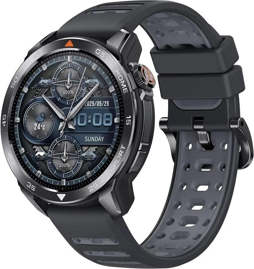 Mibro Pametni sat Gs Pro 2, 1.43", AMOLED, GPS, 2 narukvice, Tamnosivi