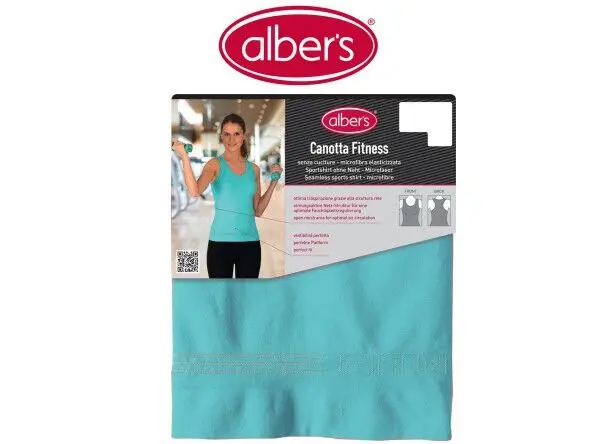 Albers Ženska majica Canotta Fit, Plava