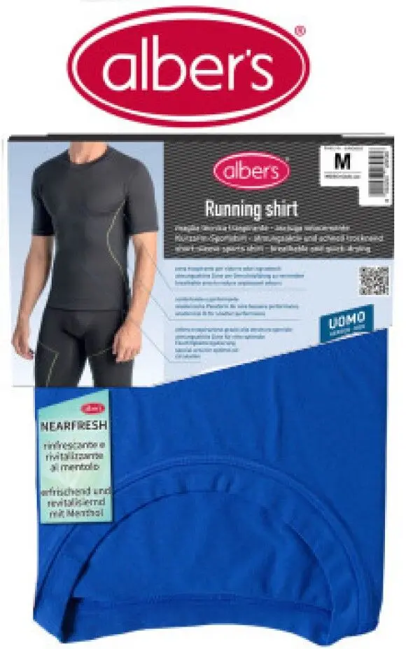Albers Muška majica Running, Plava